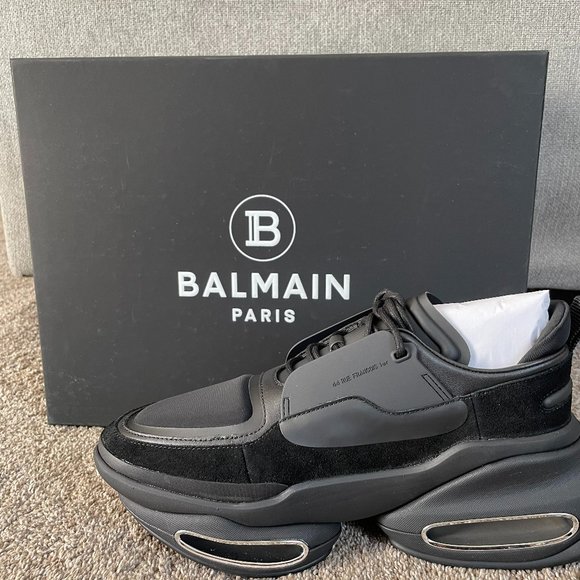 Balmain Paris | Shoes | Mens B Bold Puffy Neoprene Metallic Cutout ...